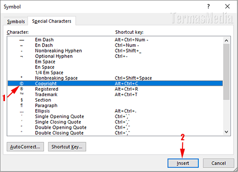 Menyisipkan Simbol Atau Karakter Khusus Di Dokumen Microsoft Word